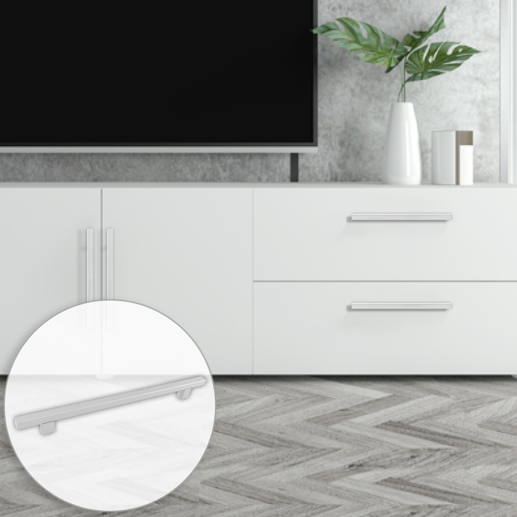 México Cabinet Handle - Aluminum Mod. EM072 | Jako Hardware