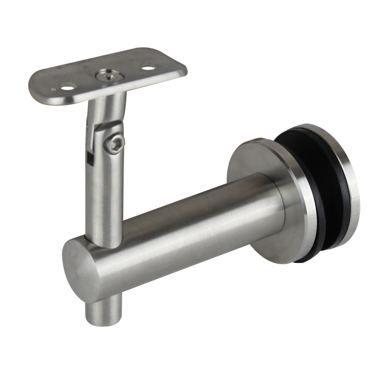 Glass-Mounted Handrail Bracket - 316 Stainless Steel | Jako Hardware