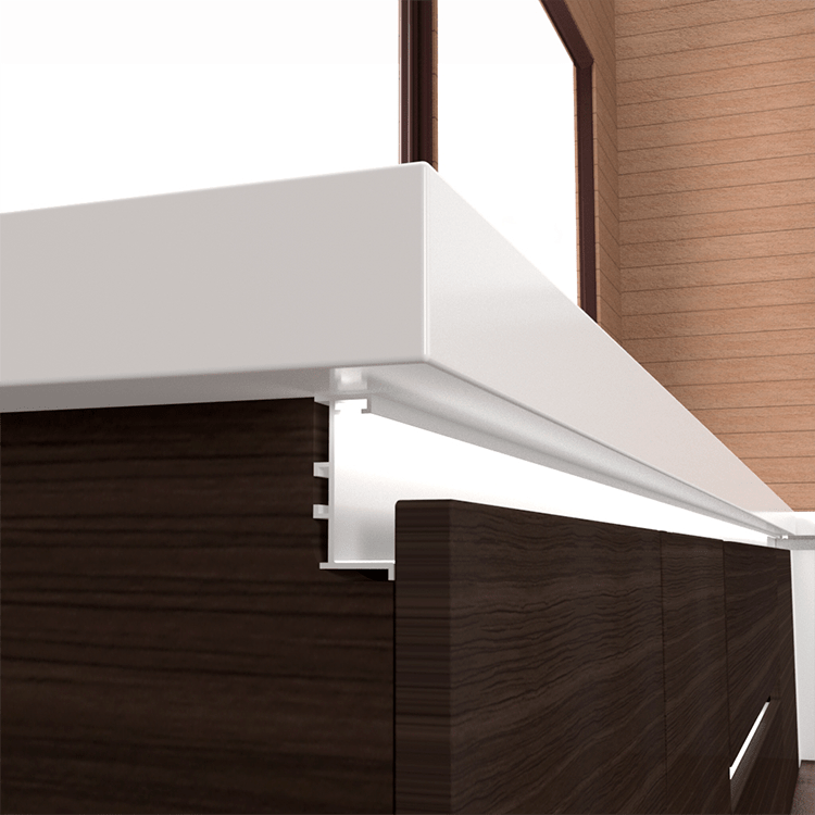 Gola Led "L" Shape Profile MOD. LAGO2703 | Jako Hardware